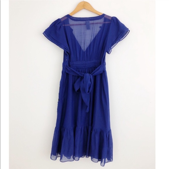 Anthropologie | Dresses | Lithe Navy Blue Dress Anthropologie | Poshmark